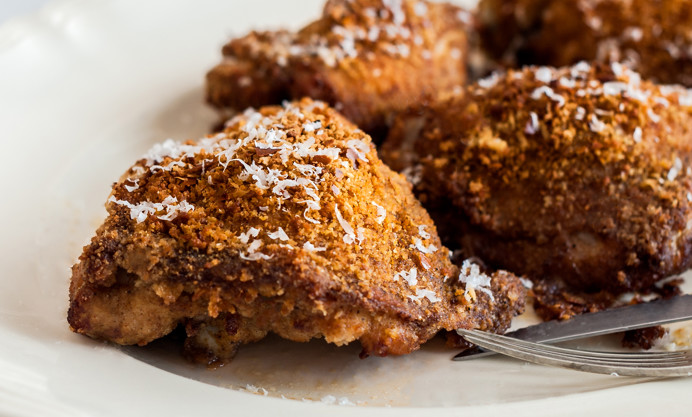 Baked Breaded Chicken Thigh Recipe - Great Italian Chefs