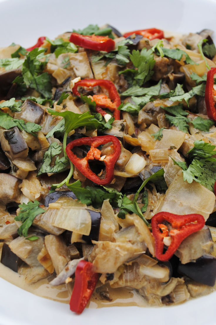 Aubergine Curry Recipe with Sag Aloo - Great British Chefs