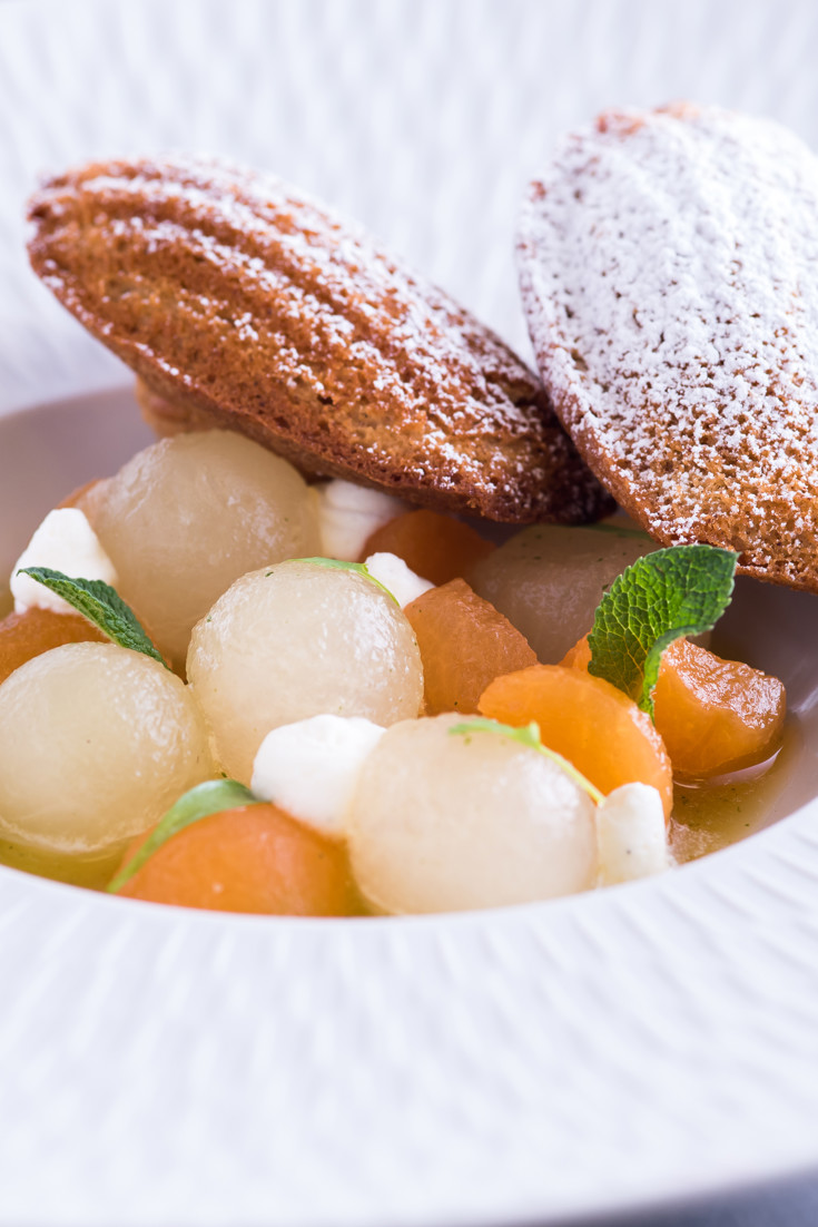 Melon Soup Recipe with Honey Madeleines - Great British Chefs