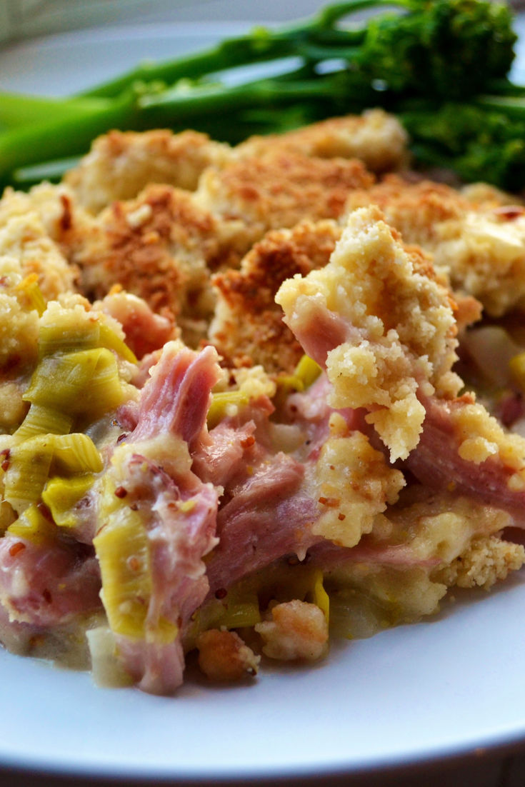 Gammon and Leek Crumble Recipe - Great British Chefs