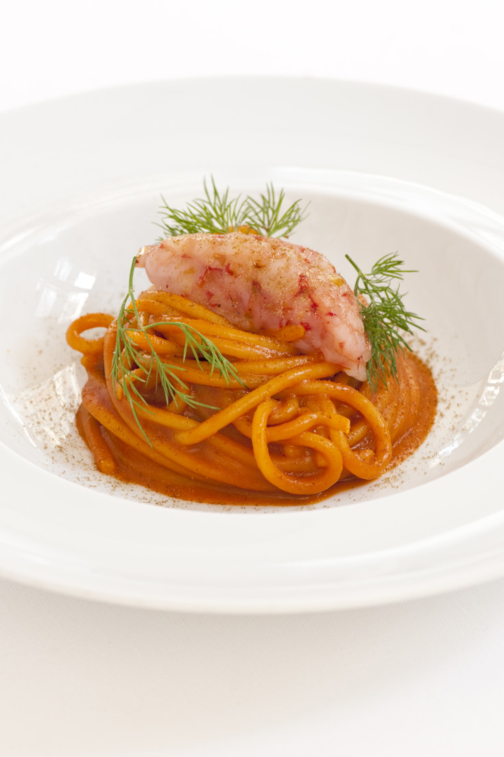 Red Prawn Spaghetti Recipe - Great Italian Chefs
