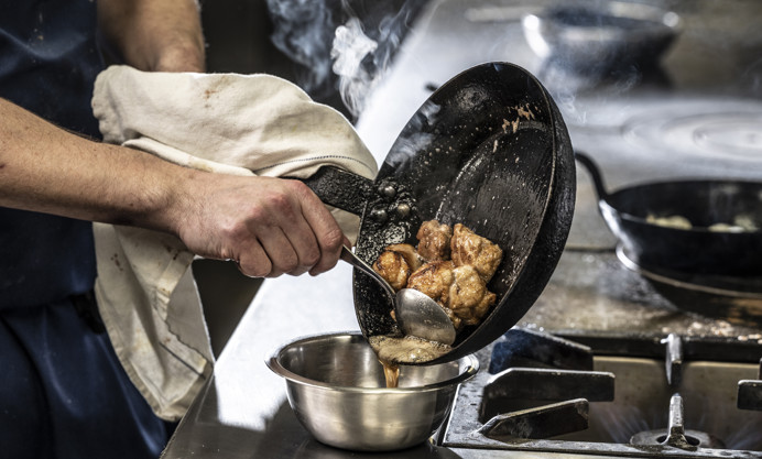 Lamb topside with Salardaises Potatoes and Sauce Périgueux Recipe ...