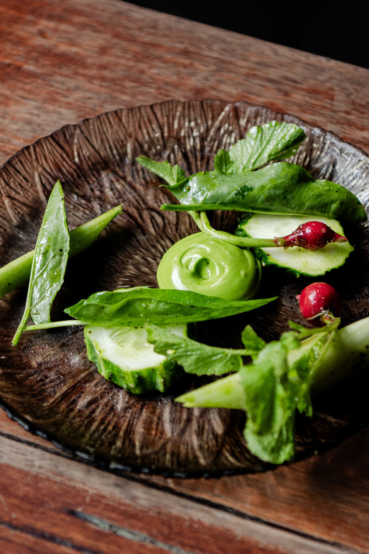 Vegetable Plate, Nasturtium Emulsion And Herb Vinegar Recipe - Great ...