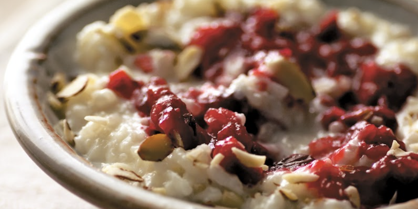 Danish Christmas Rice Pudding with Berry Compote - Great British Chefs