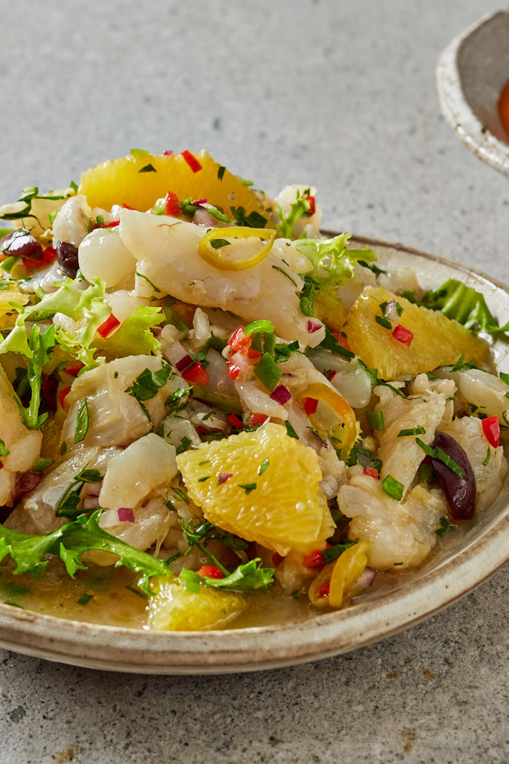 Salt Cod Esqueixada with Salmorejo Recipe - Great British Chefs