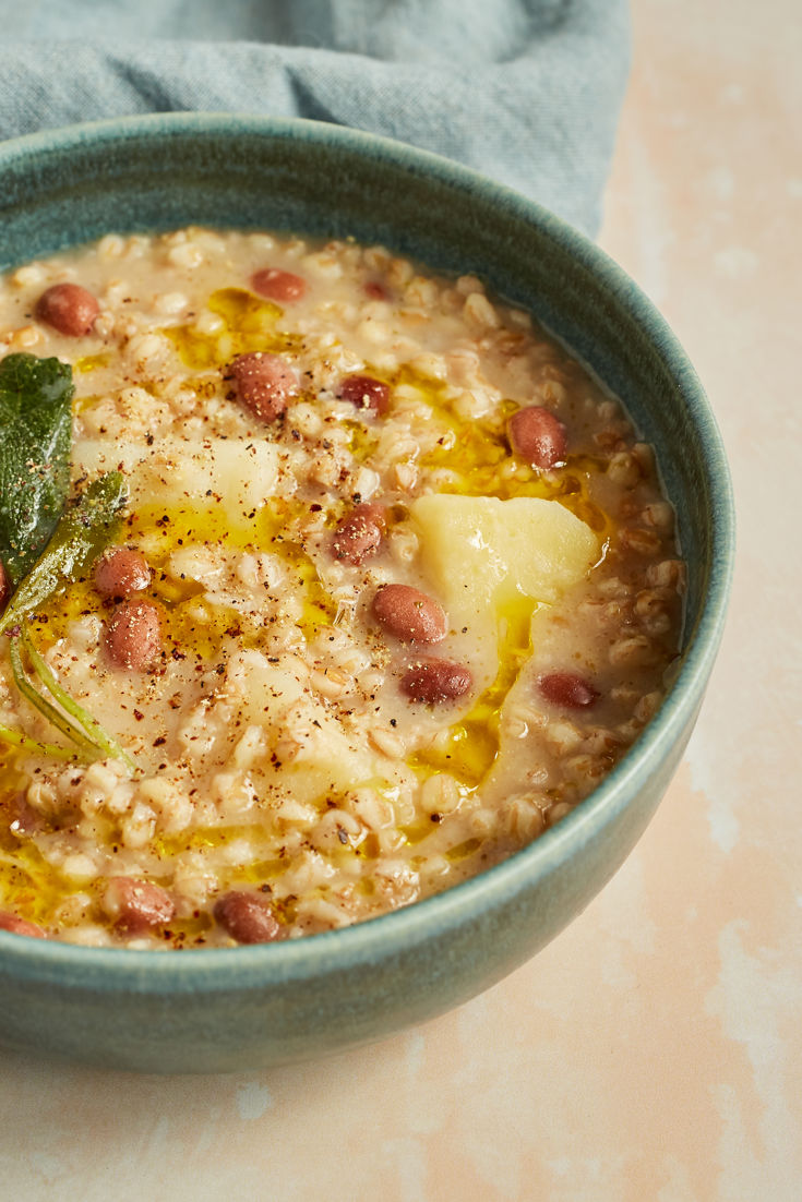Farro and Borlotti Bean Soup Recipe - Great Italian Chefs