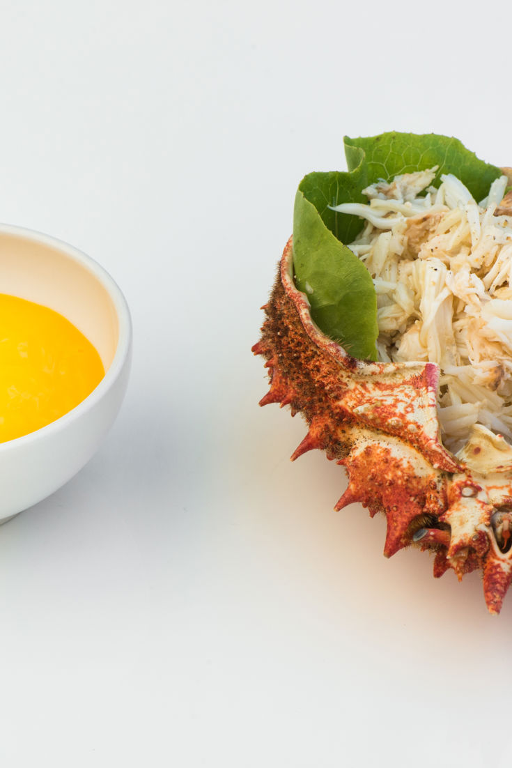 Lemon Mayonnaise Recipe with Spider Crab - Great Italian Chefs