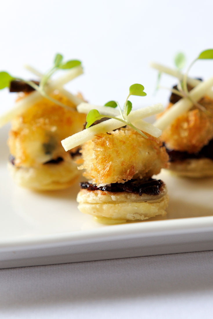 Onion Tart Canapé Recipe - Great British Chefs