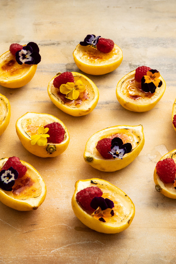 Lemon and Green Tea Brûléed Posset Recipe - Great British Chefs