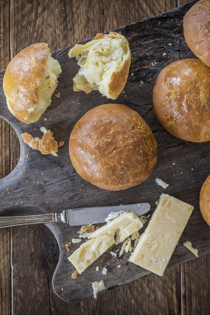 Cheese and Saffron Bread Rolls Recipe - Great British Chefs