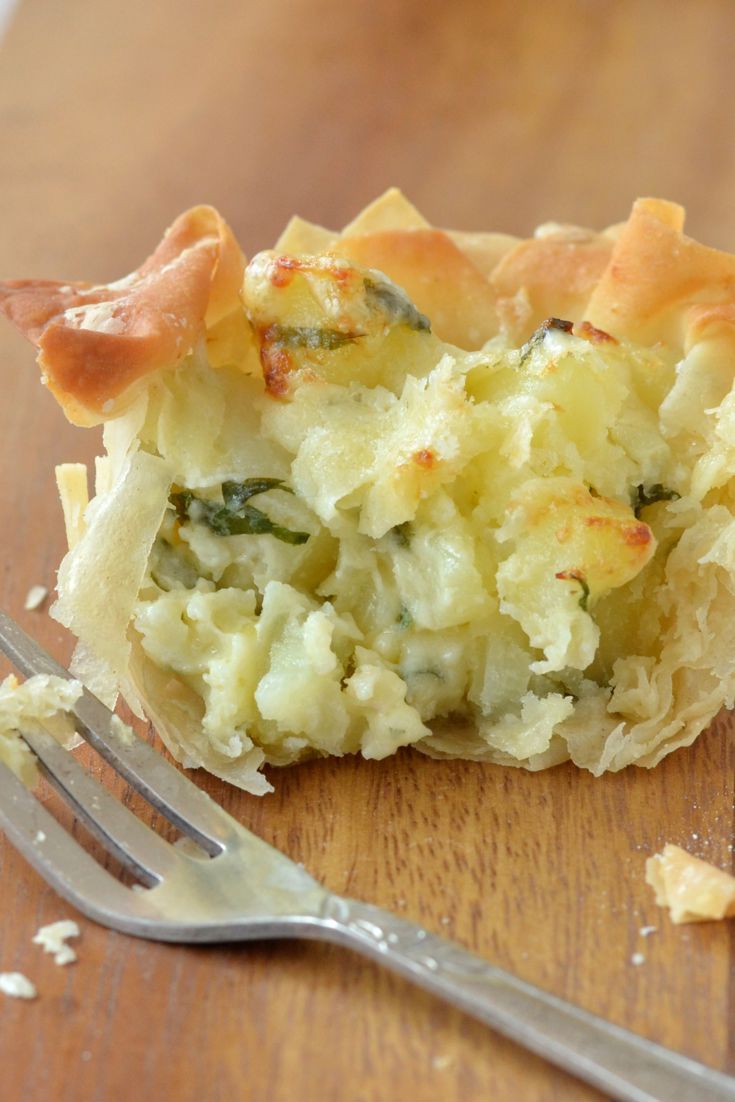 Mini Filo Homity Pie Recipe - Great British Chefs