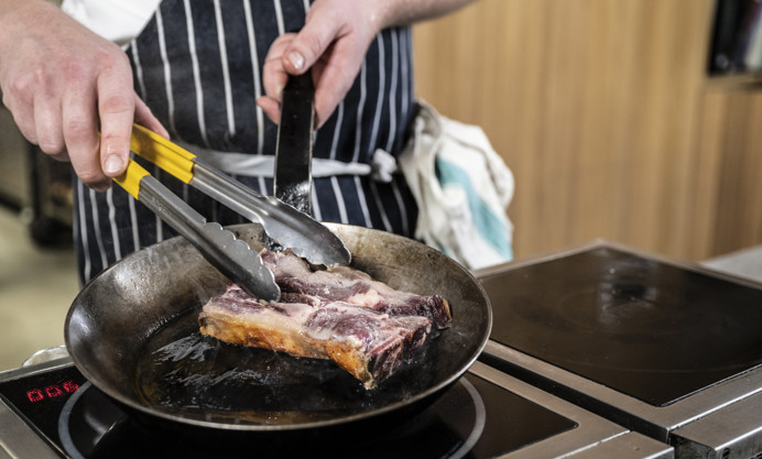 Mutton Chops with Greek Salad Recipe - Great British Chefs