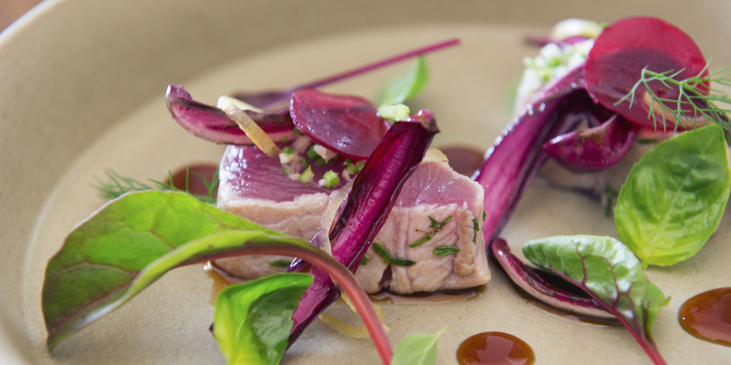 Seared Fresh Bonito Recipe - Great Italian Chefs