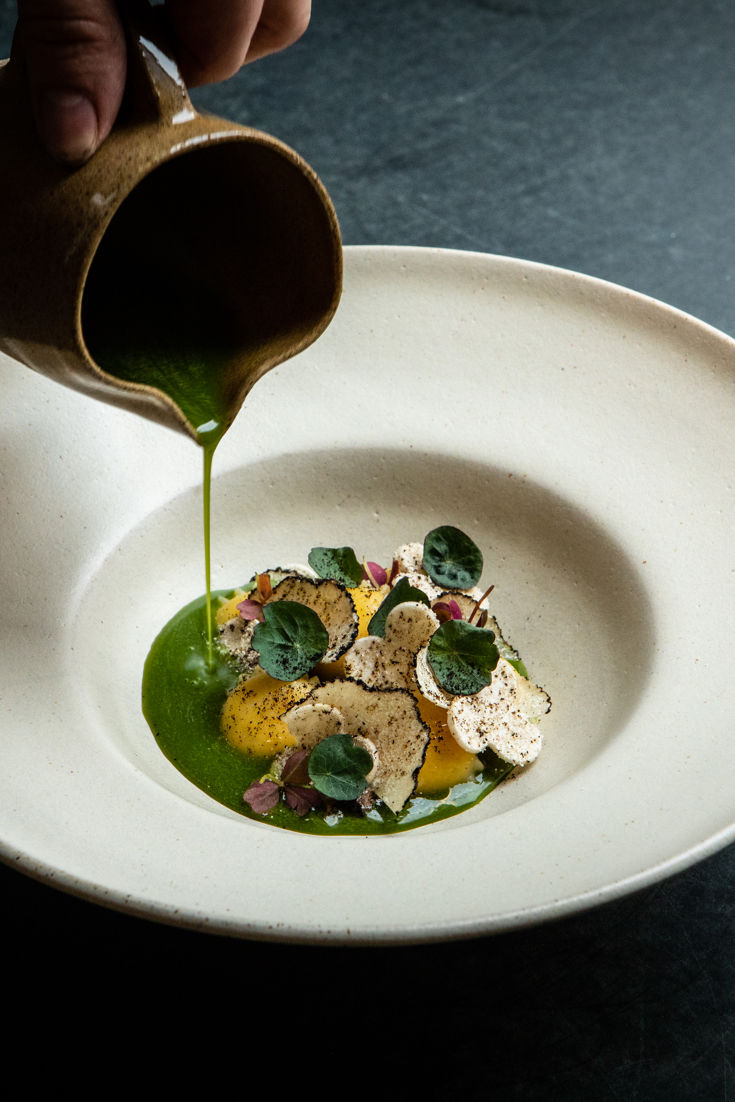 Anolini with Mushroom Ragout and Wild Garlic and Mushroom Sauce Recipe ...