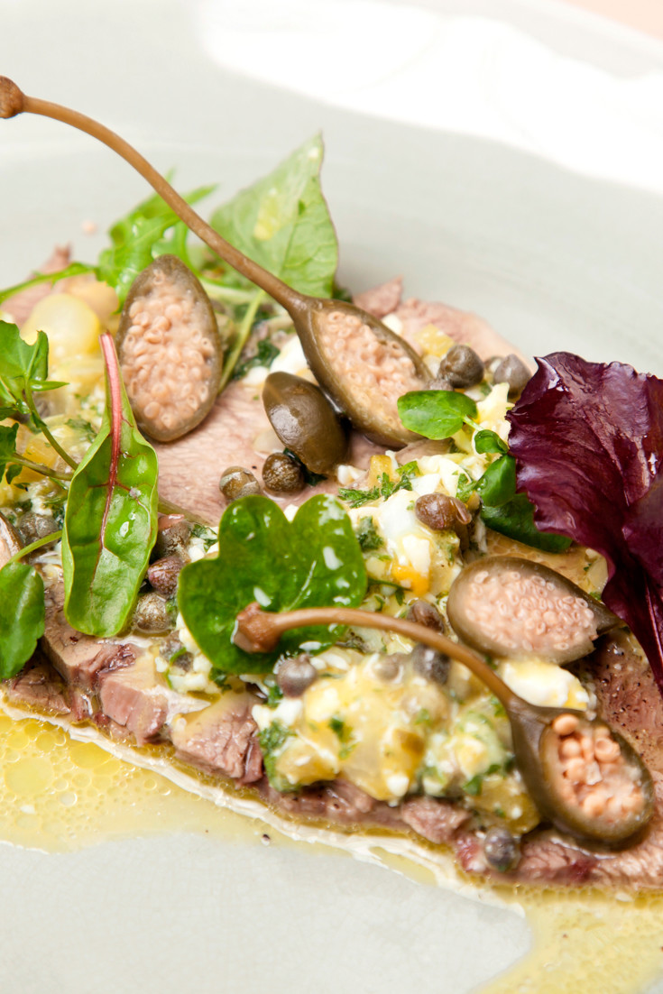 Ox Tongue Recipe with Caper Sauce - Great British Chefs