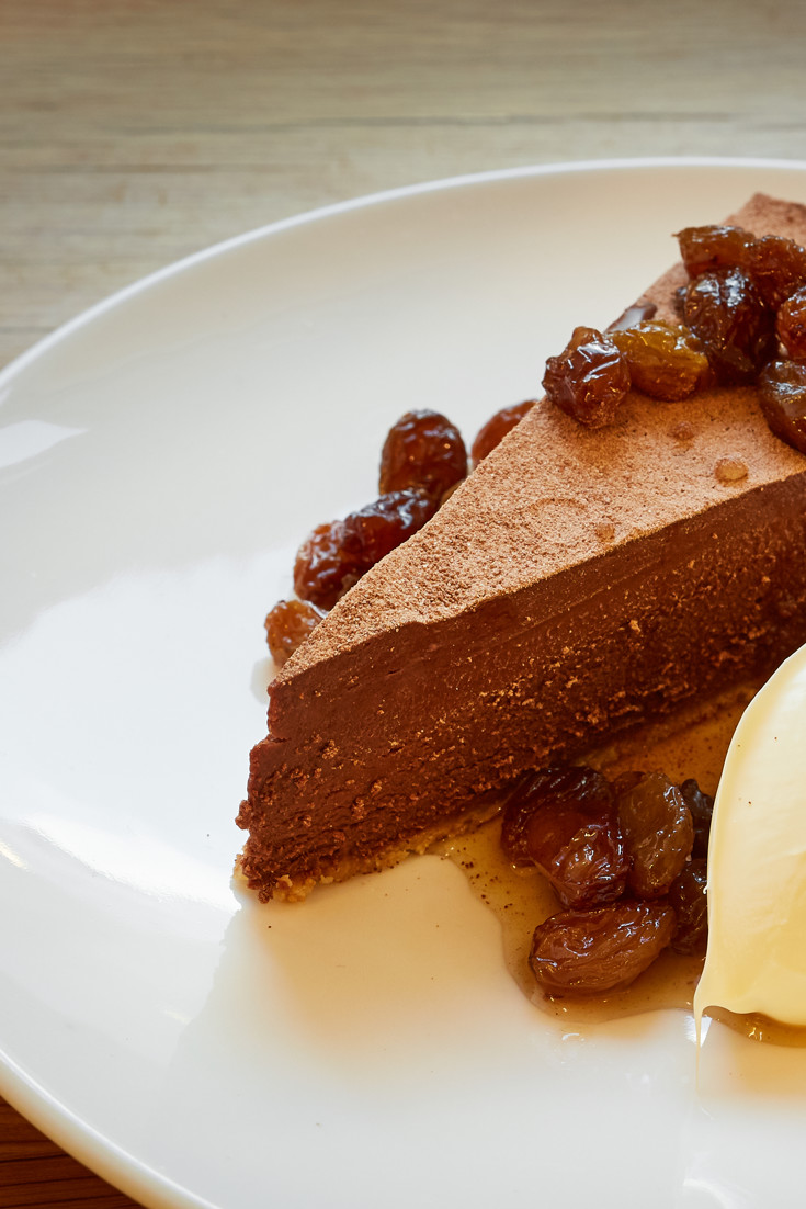 Chocolate Torte Recipe with Rum-Soaked Raisins and Clotted Cream ...