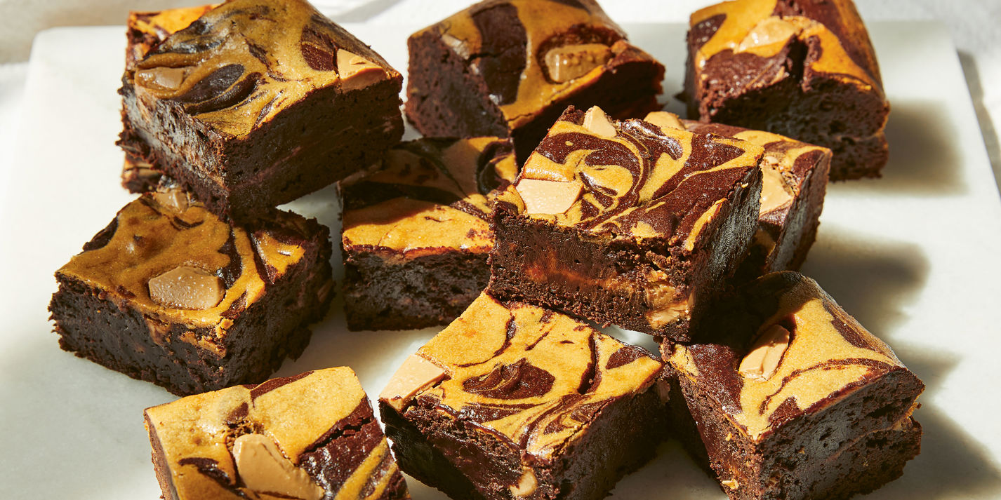 Treacle, Mocha and Blonde Chocolate Brownies Recipe - Great British Chefs