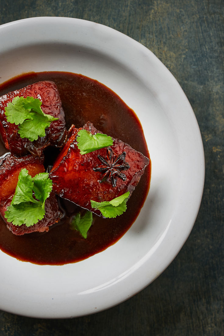 Dong Bo Ro – Dark Soy-Braised Pork Belly Recipe - Great British Chefs